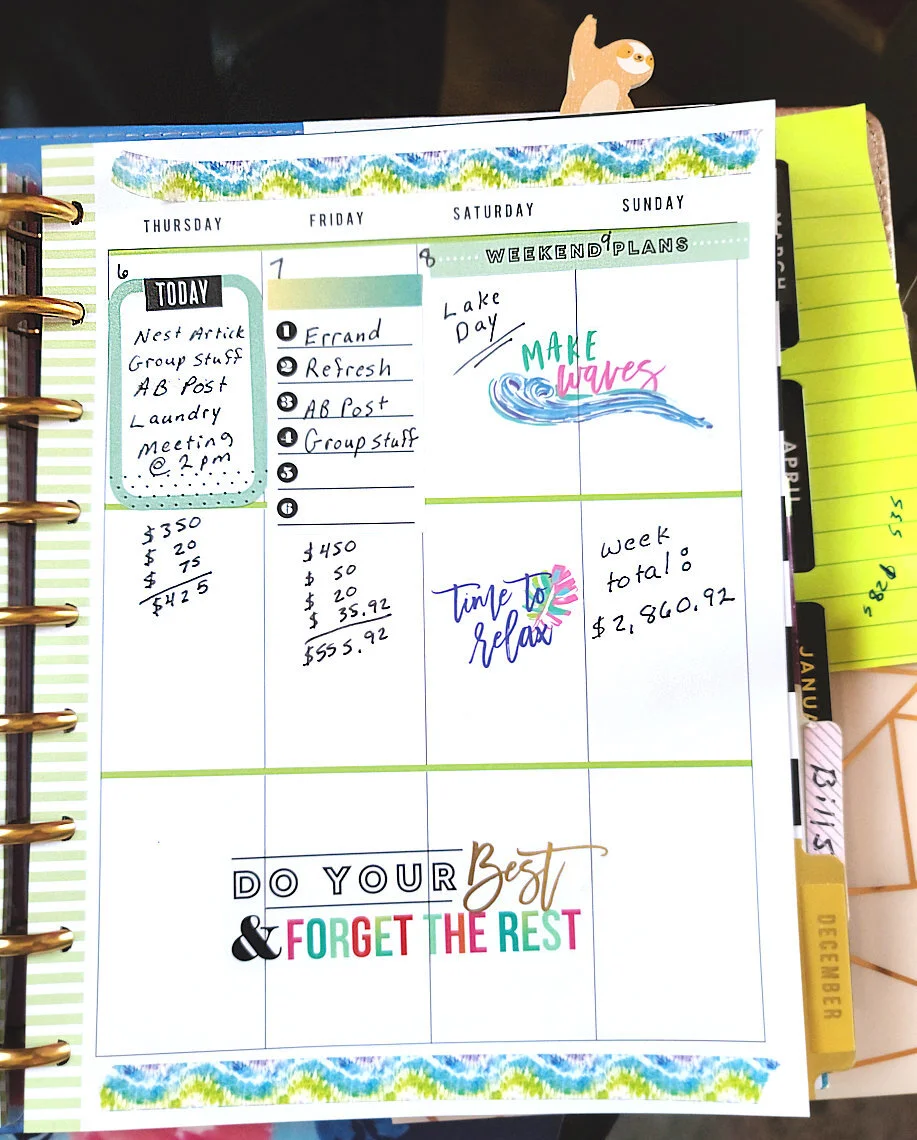 How to Organize Your Writing Business Using a Planner — Alina Bradford ...