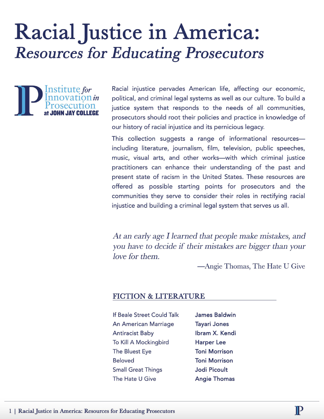 Race and Prosecution — prosecution.org