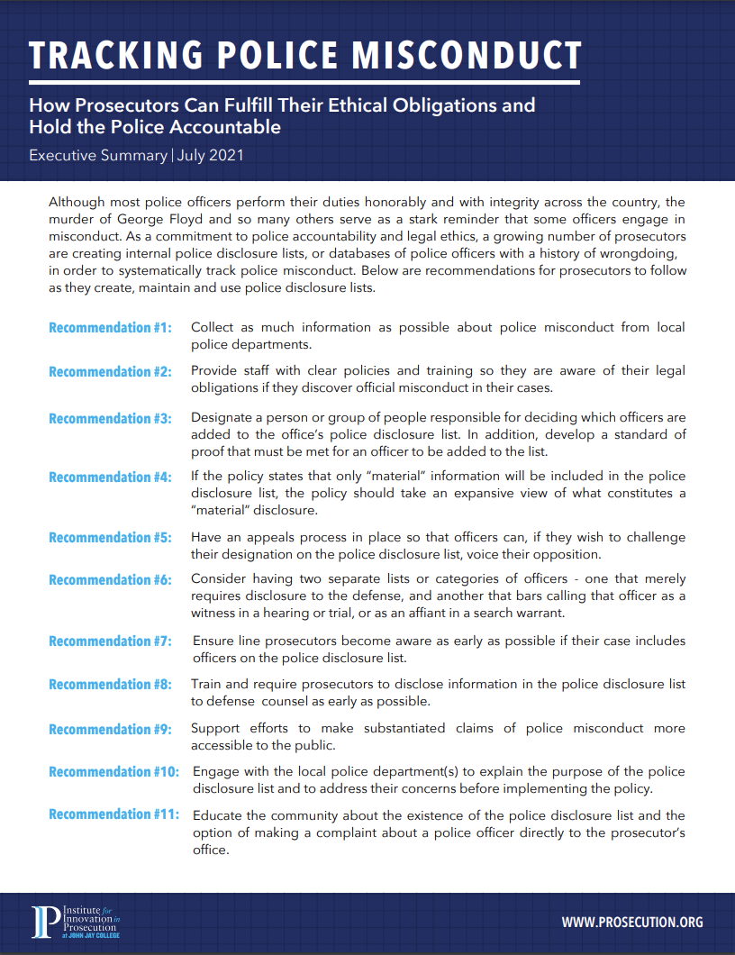 Tracking Police Misconduct — prosecution.org