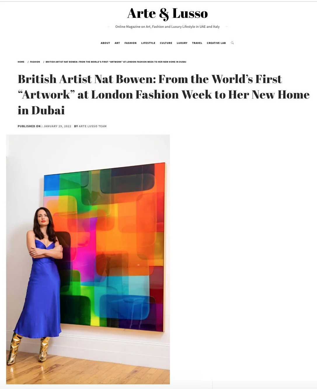 PRESS | RESIN ARTIST — NAT BOWEN