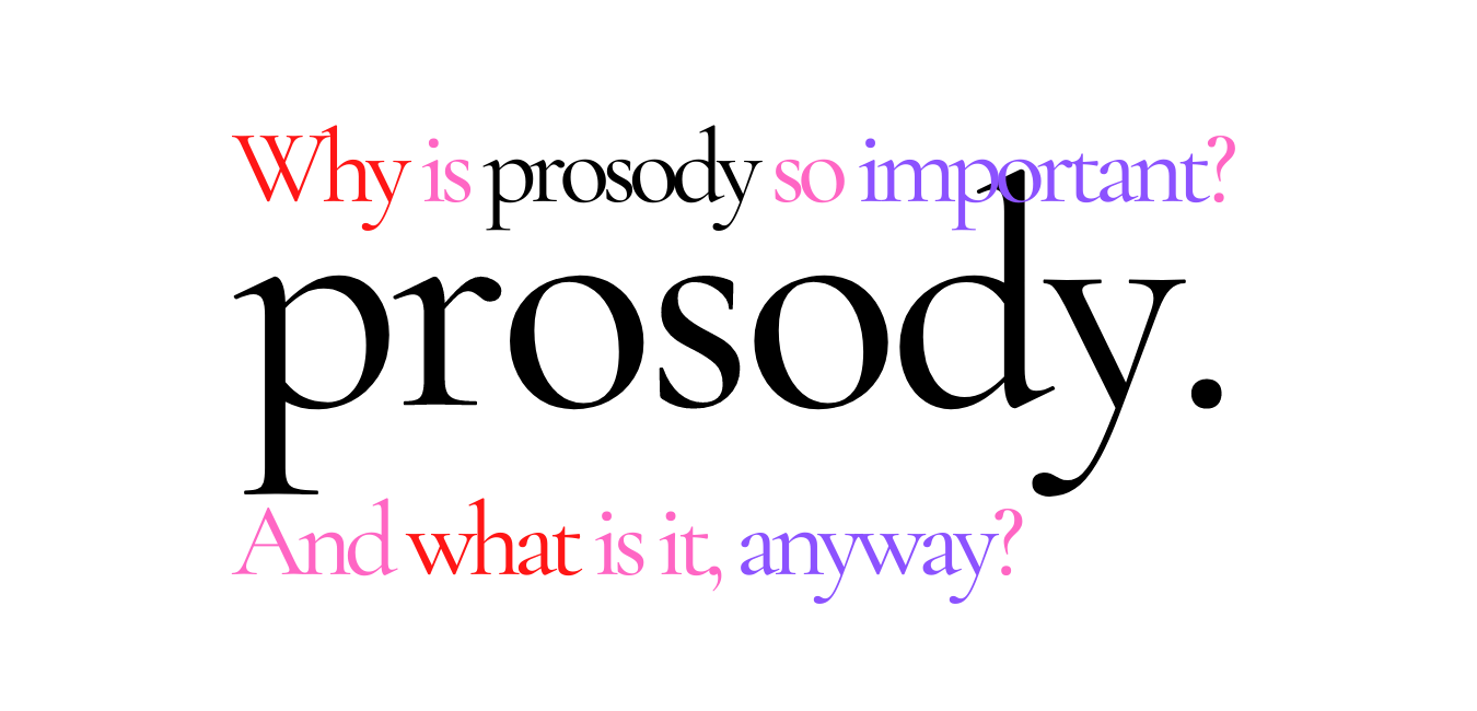 What is prosody? — Simon Hawkins