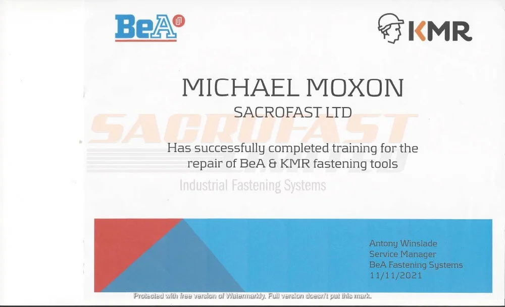 Sacrofast Limited