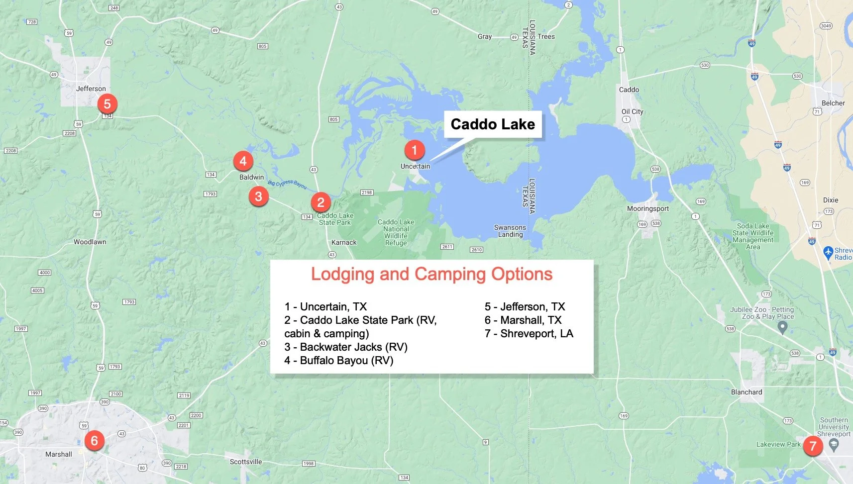 Caddo Lake Photography Guide | Photographers Trail Notes