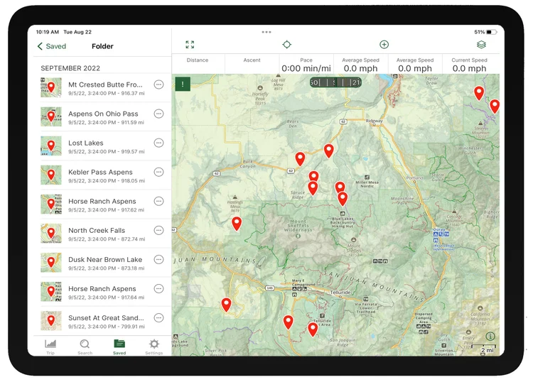 Offline Maps — Photographers Trail Notes