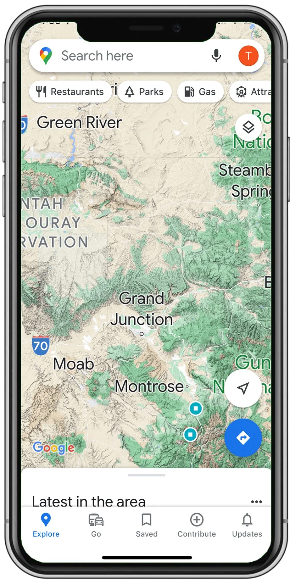 Offline Maps — Photographers Trail Notes