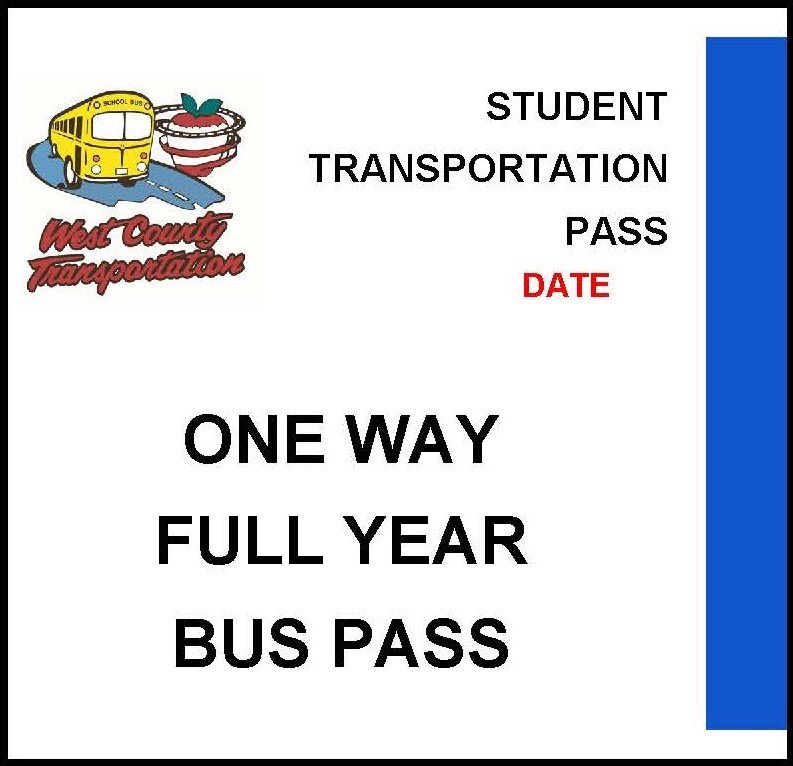 POUSD Reduced Bus Pass - One Way Year — Schoolbusing.org