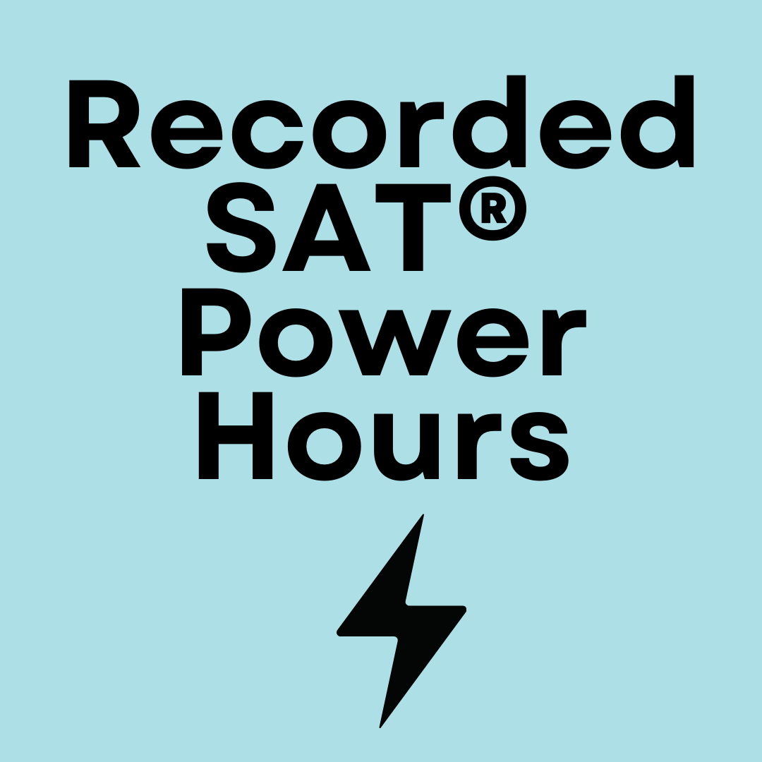 SAT Power Hours — J&J Test Prep