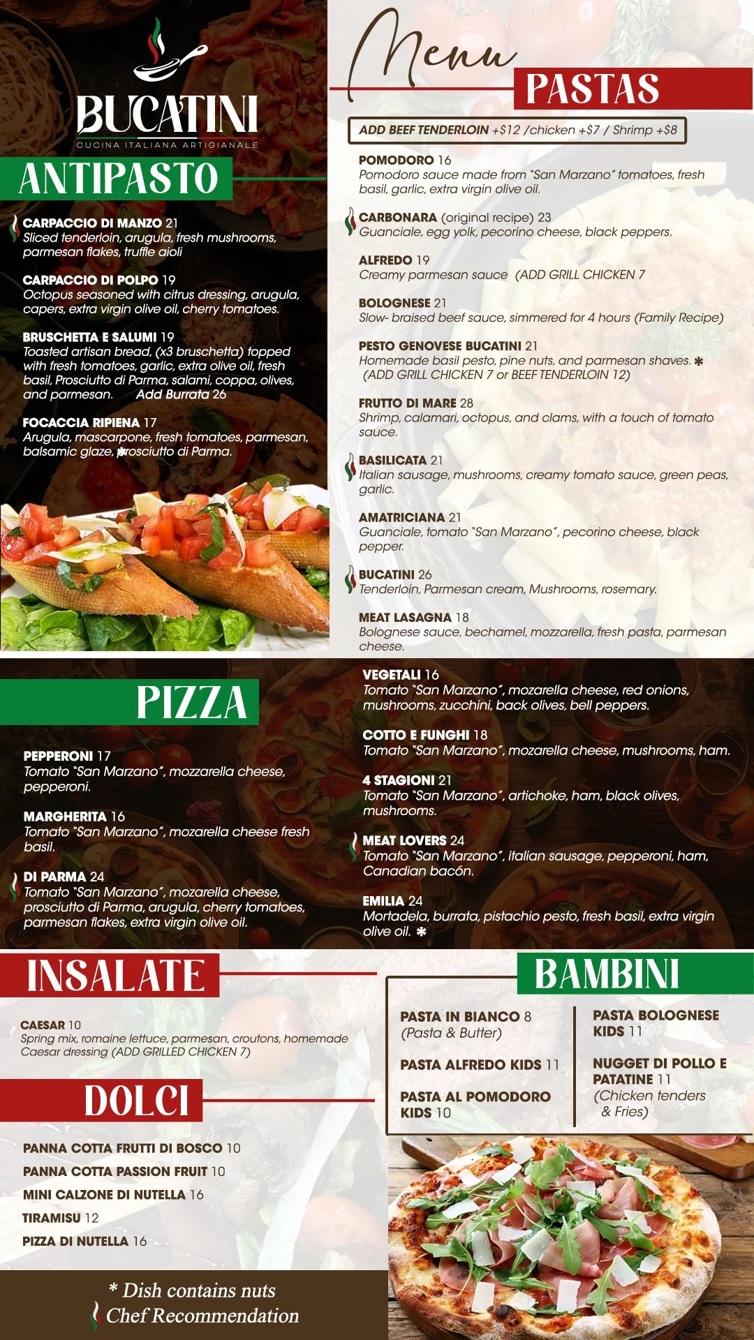 Bucatini Ristorante — Politan Row at Ashford Lane