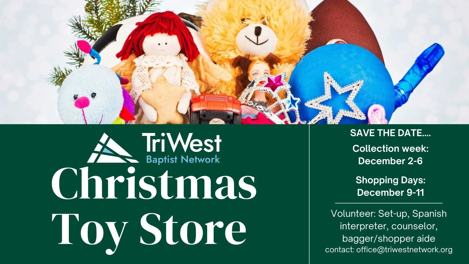 Ministry Opportunities & Events — TriWest Network