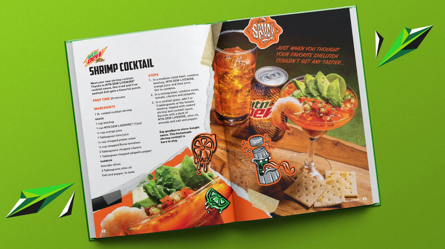 Big Bold Book of MTN DEW® Recipes — Margaryta Feneran