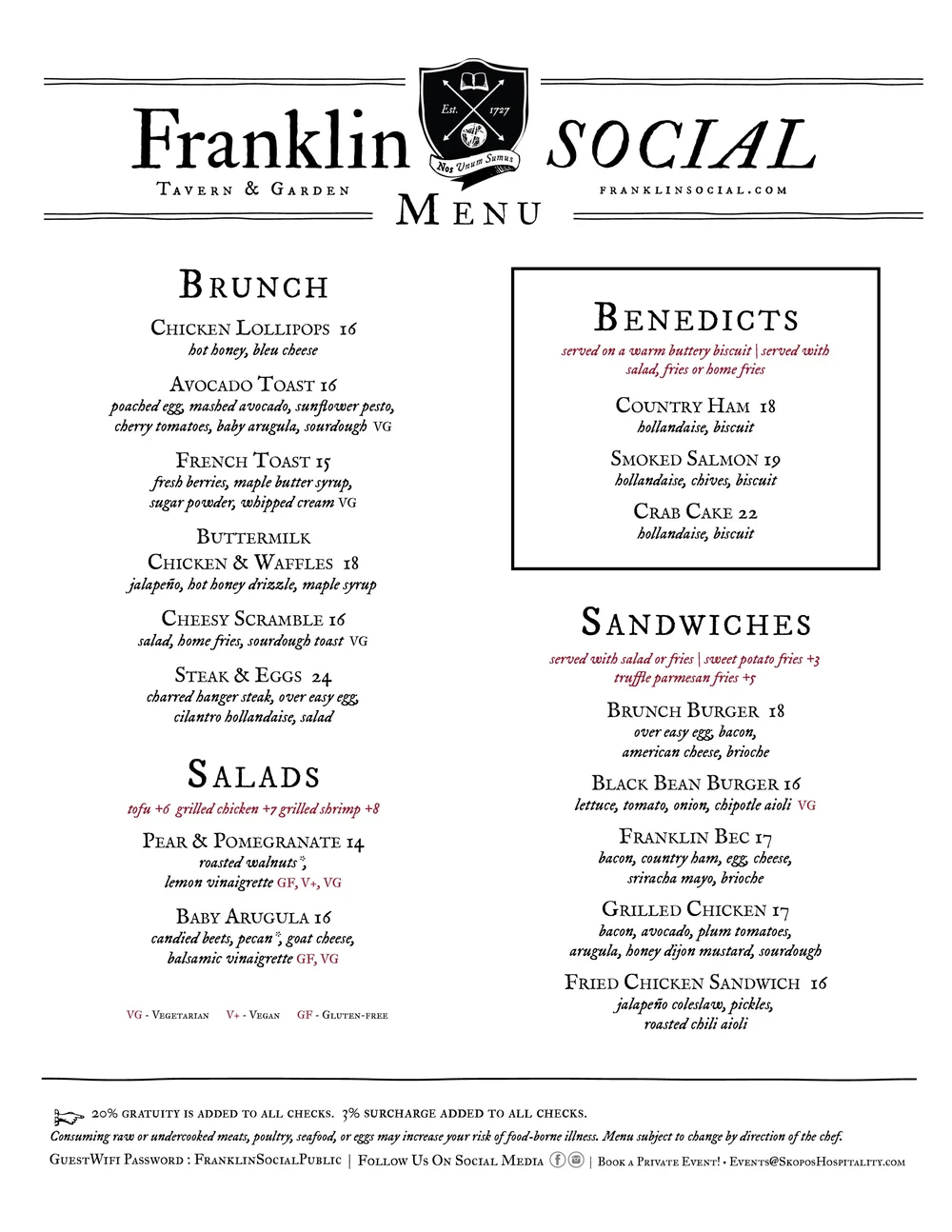 Brunch — Franklin Social