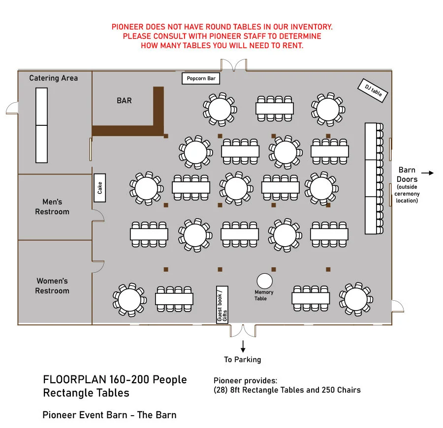 Pioneer Barn Floorplans — The Barns at Roca