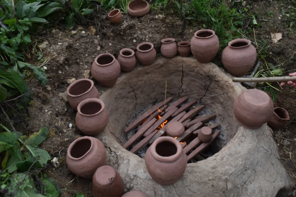 Firing a Roman Kiln — Butser Ancient Farm