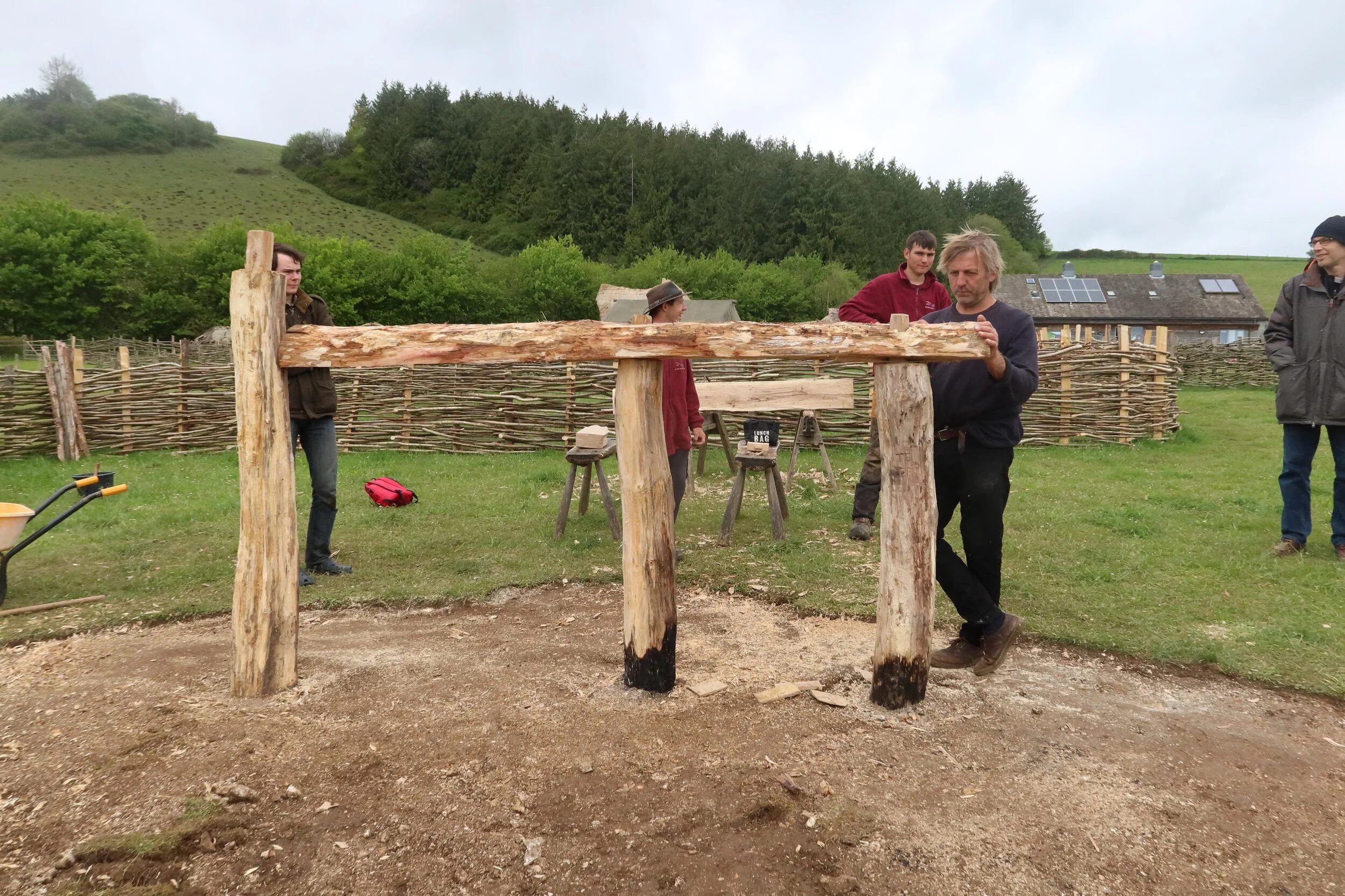 The Bronze Age Build Blog - Session 3 — Butser Ancient Farm
