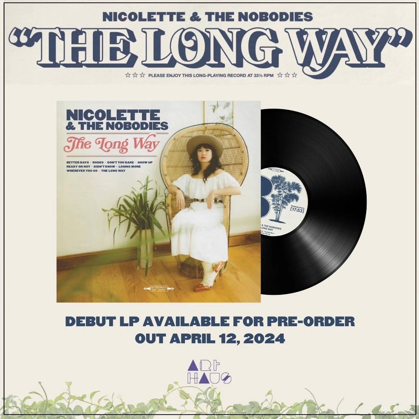 Nicolette & The Nobodies - The Long Way — ArtHaus