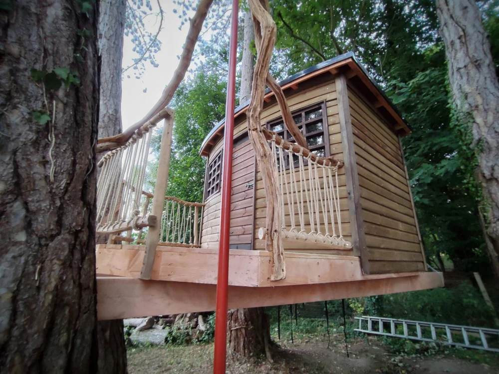 Firemans Pole for Treehouses - Wooden Playground Equipment | Treetop Co