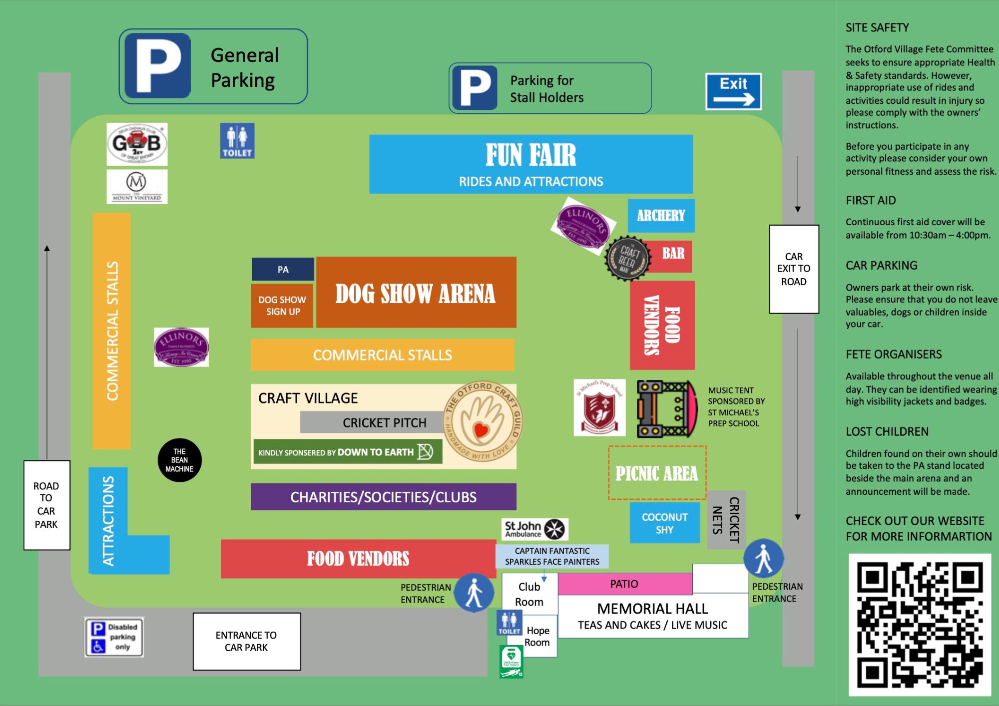 FETE MAP — Otford Village Fete