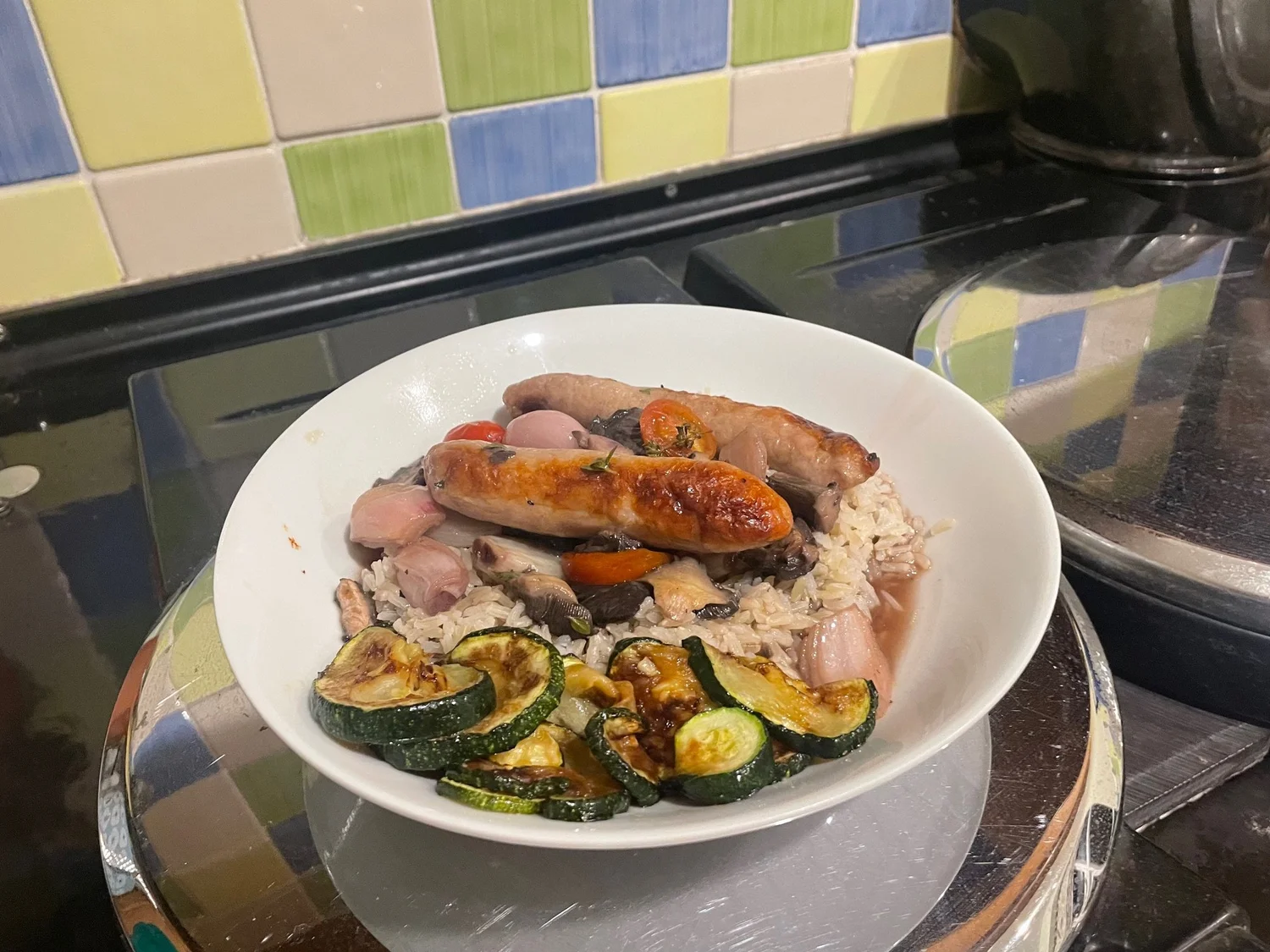 Sausage Tray Bake — Tudges - Rare Breed Berkshire Pork & Wild Venison