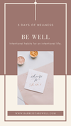Free Daily Wellness Texts — Barreista Be Well