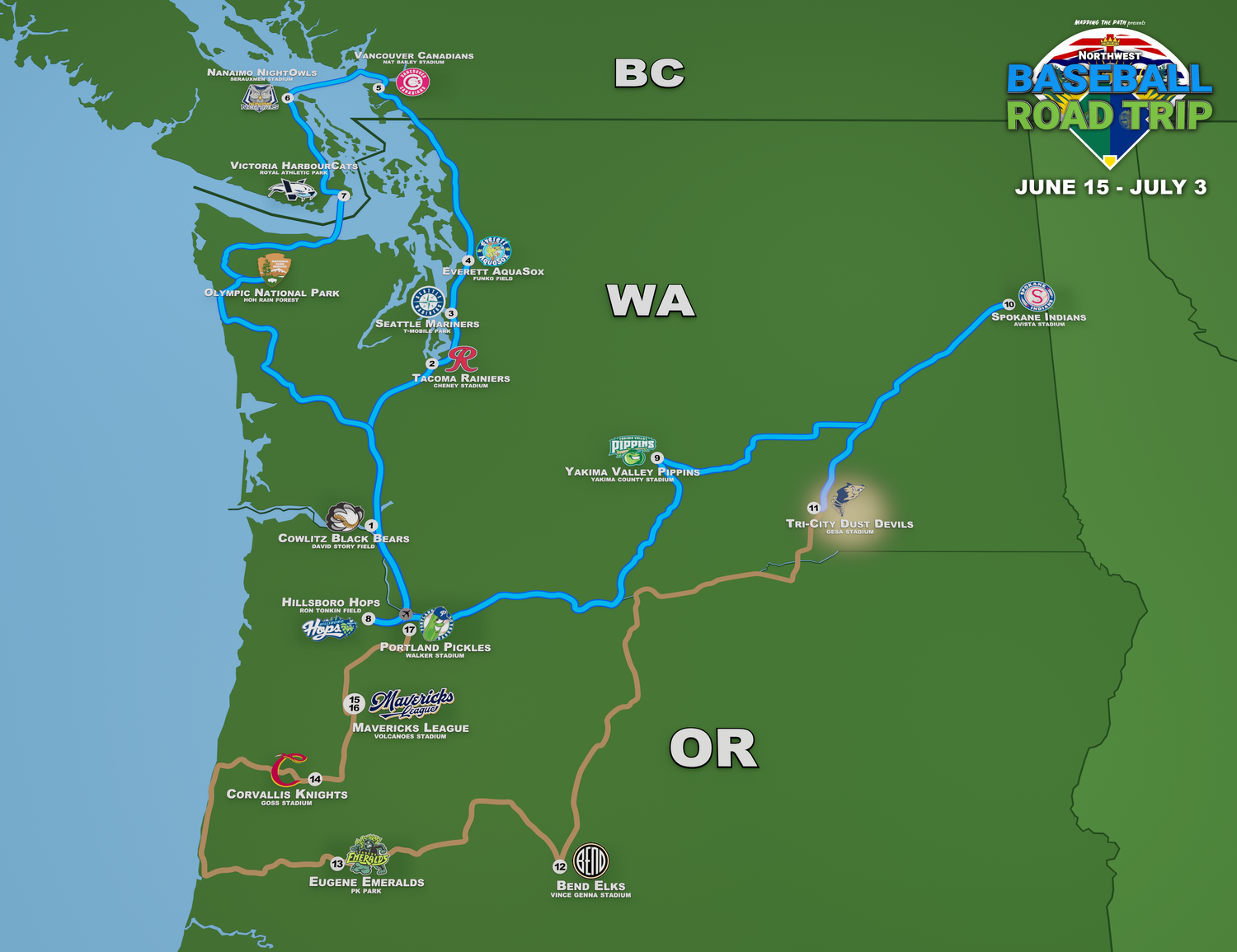 Spokane Indians — Mapping the path