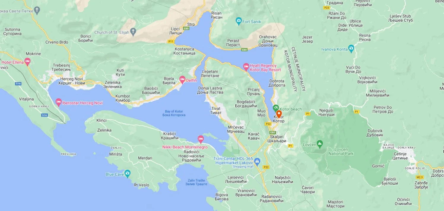 Kotor, Montenegro — Mapping the path