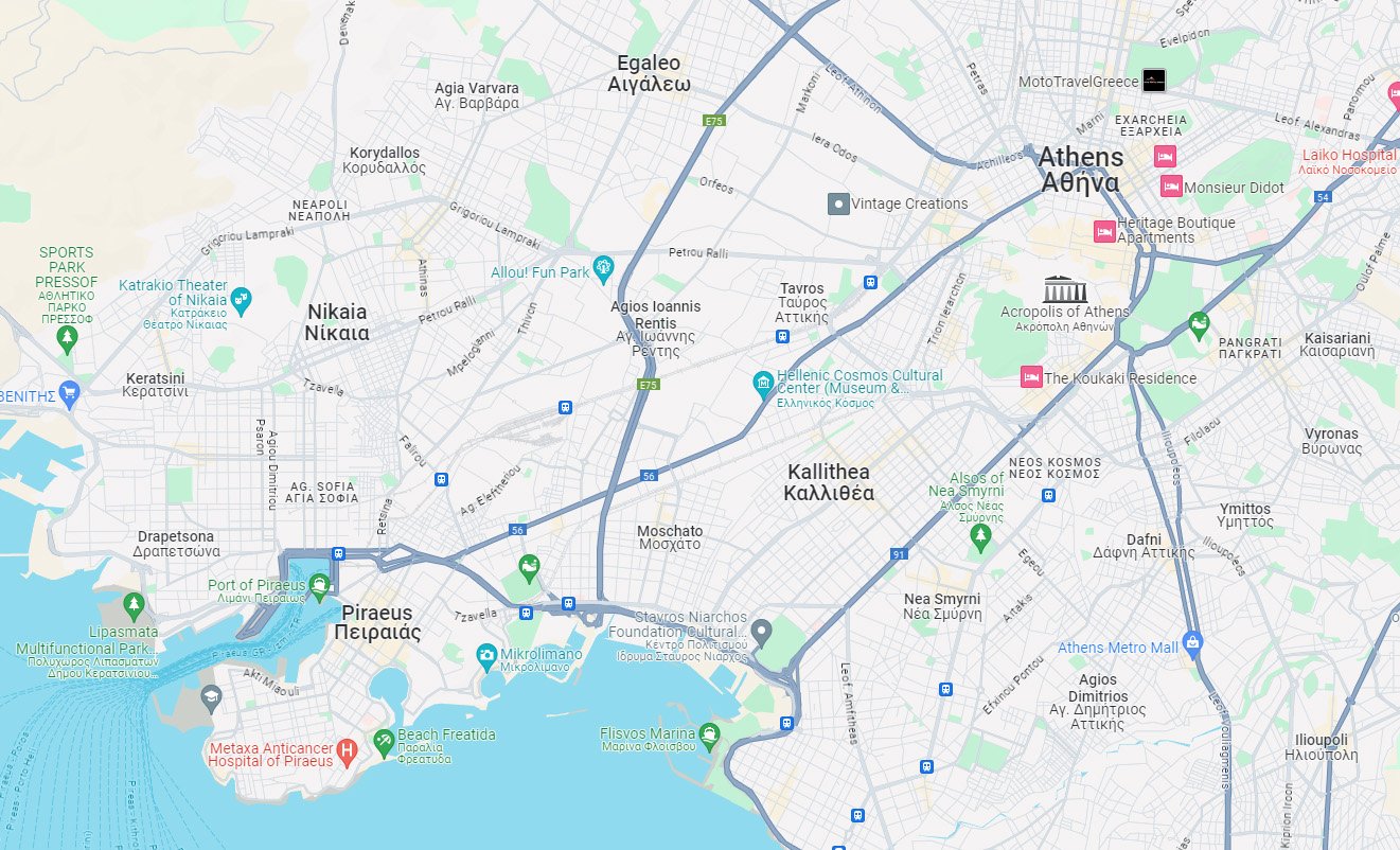 Athens, Greece — Mapping the path
