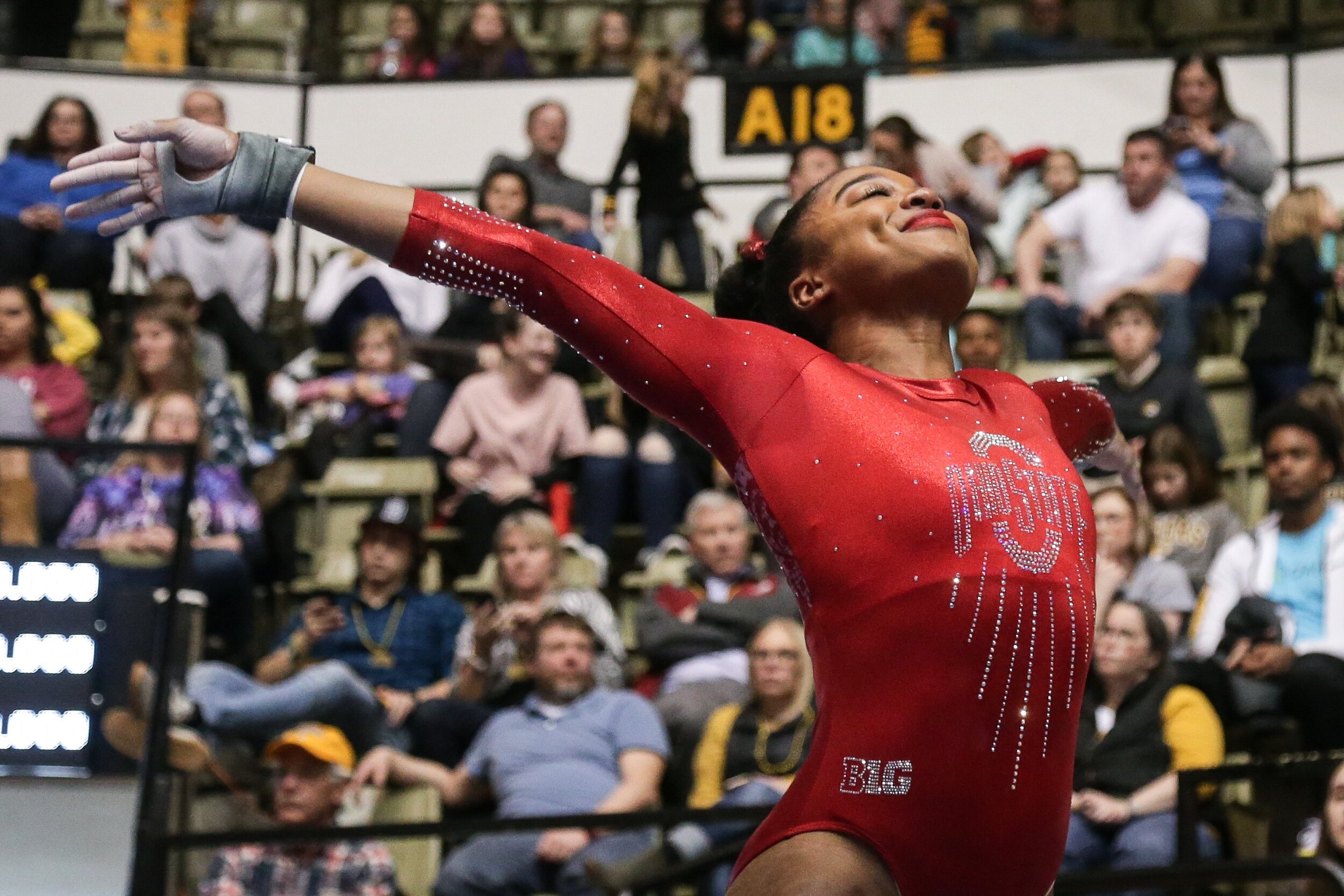 Ohio State Gymnast Elexis Edwards flips the script on both the ...