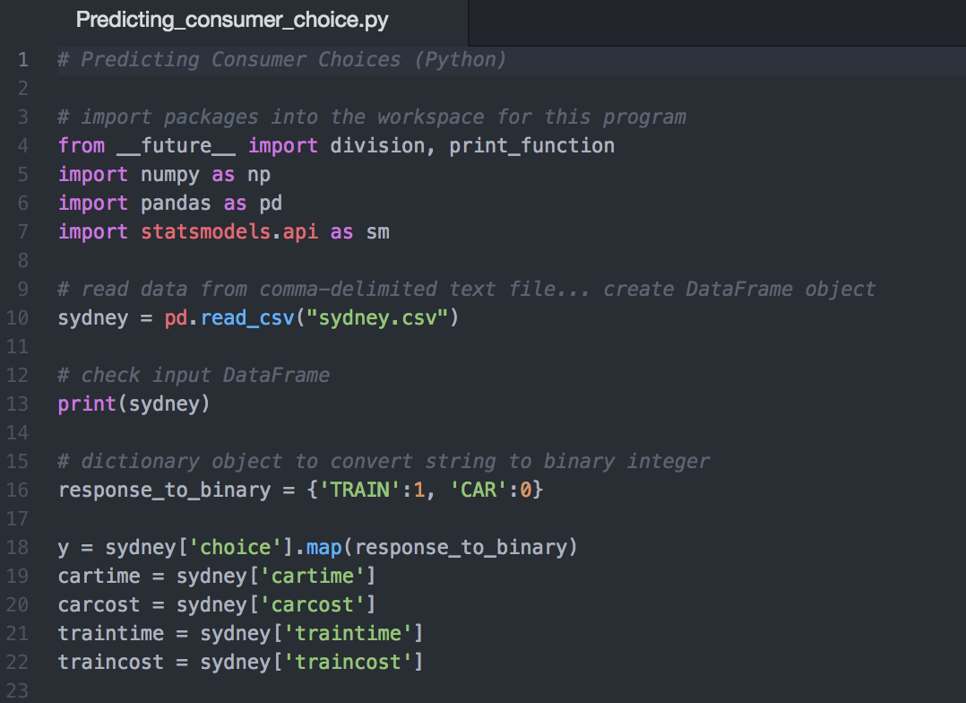 Predicting Consumer Choices with Python — KRISPY ANALYTICS