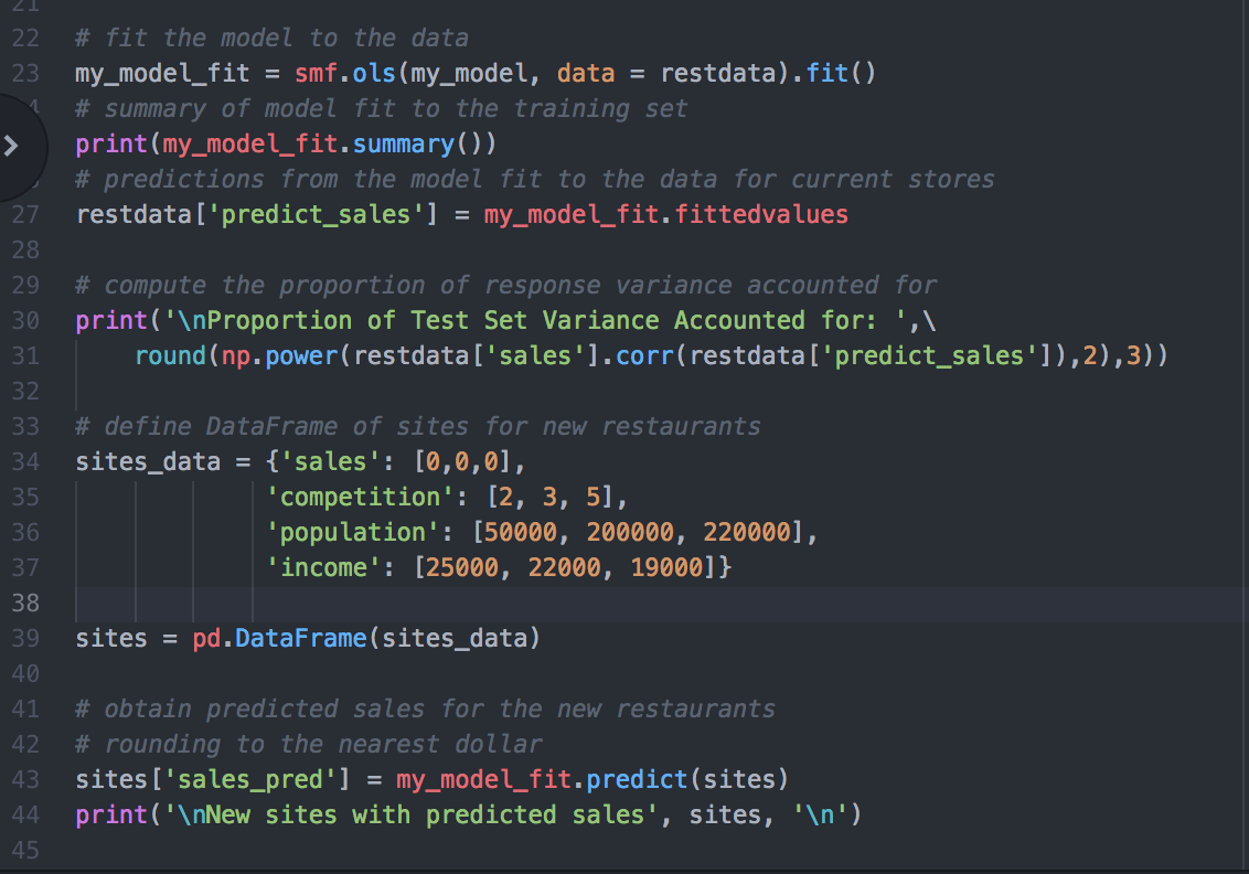 Predicting Sales: Site Selection with Python — KRISPY ANALYTICS