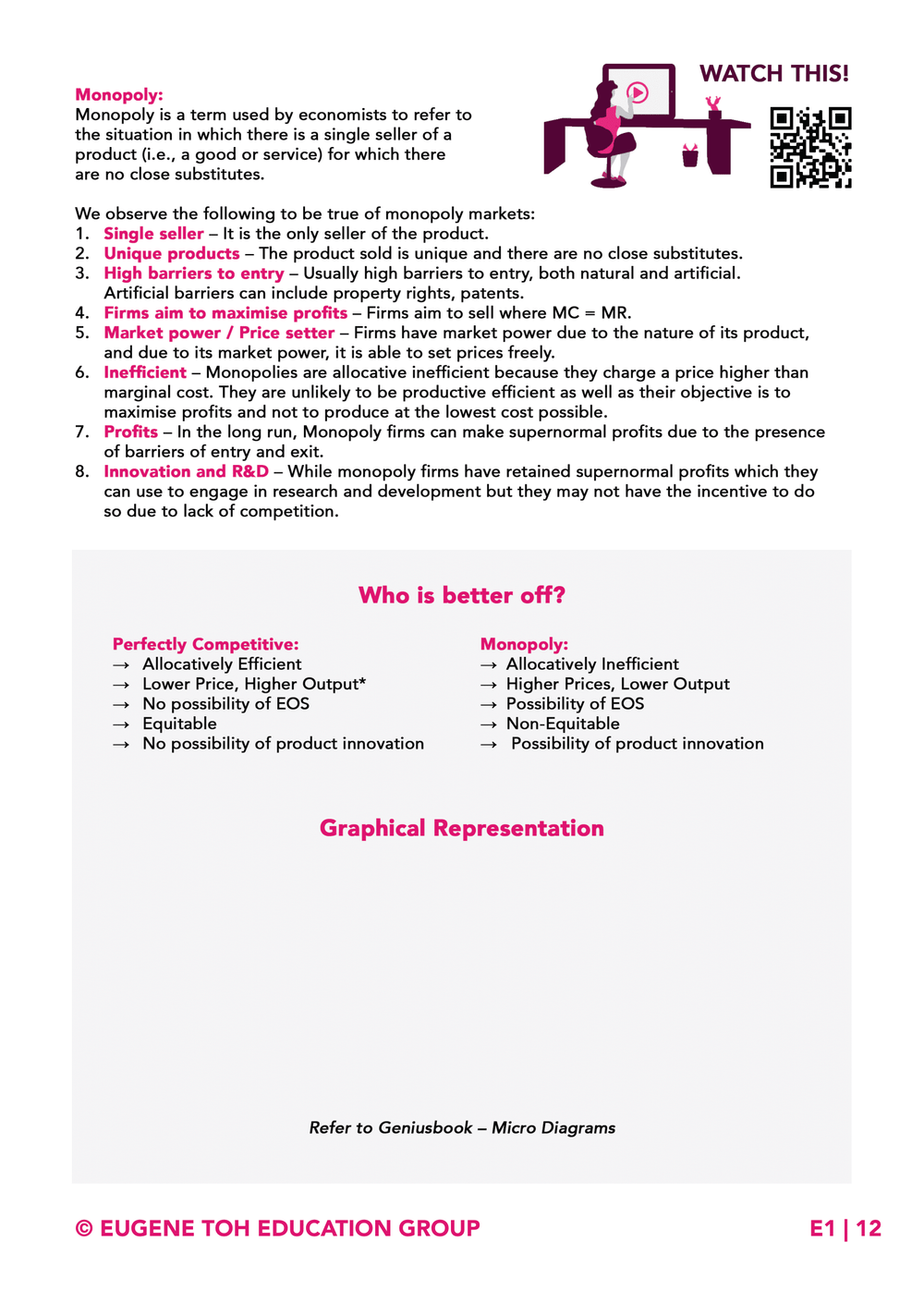 Market Structure Free A Level Economics Notes Economics Tuition