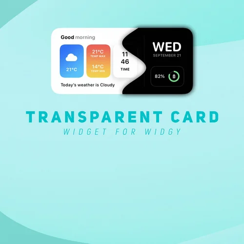 Transparent Card Widget — Sam Beckman