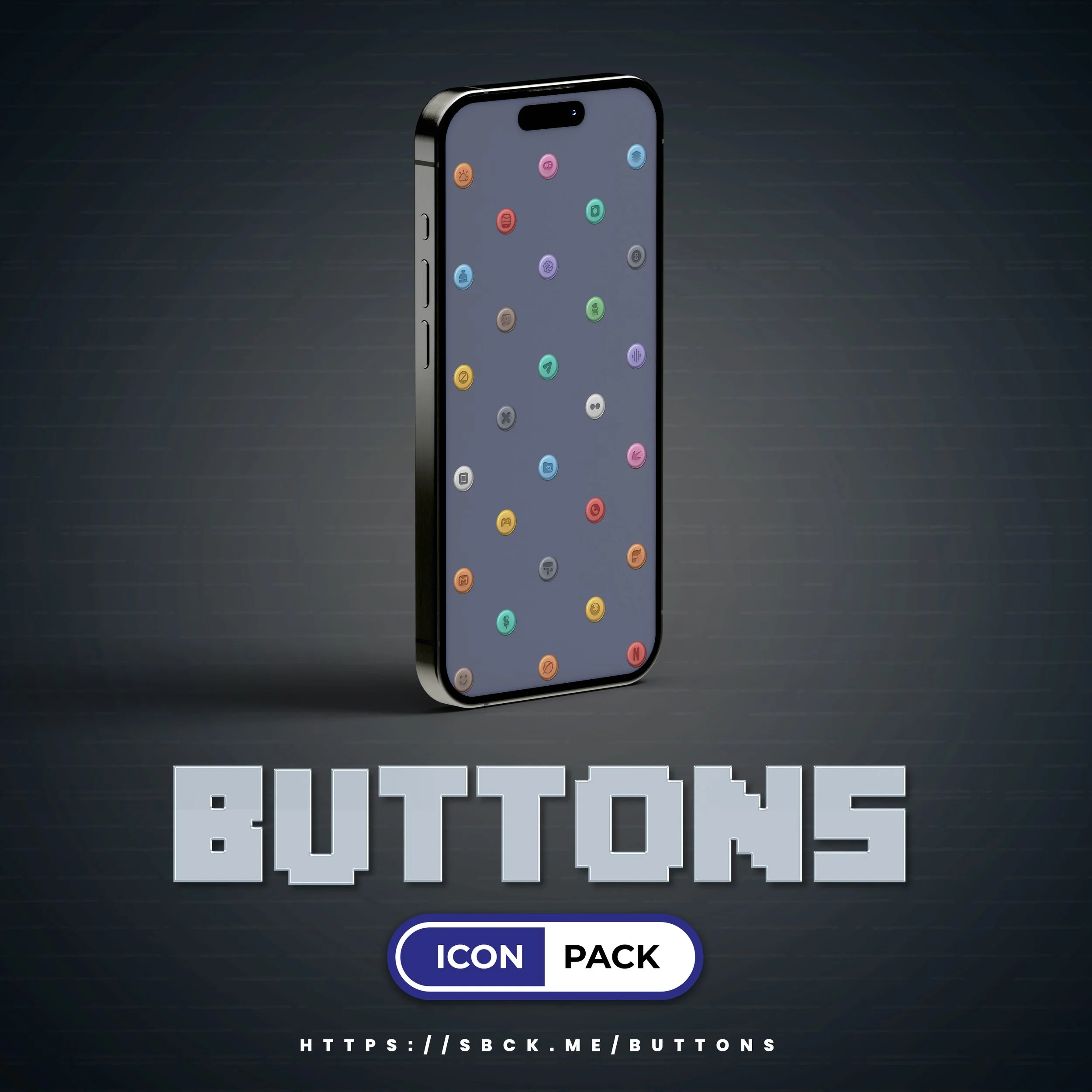 Buttons Icon Pack — Sam Beckman