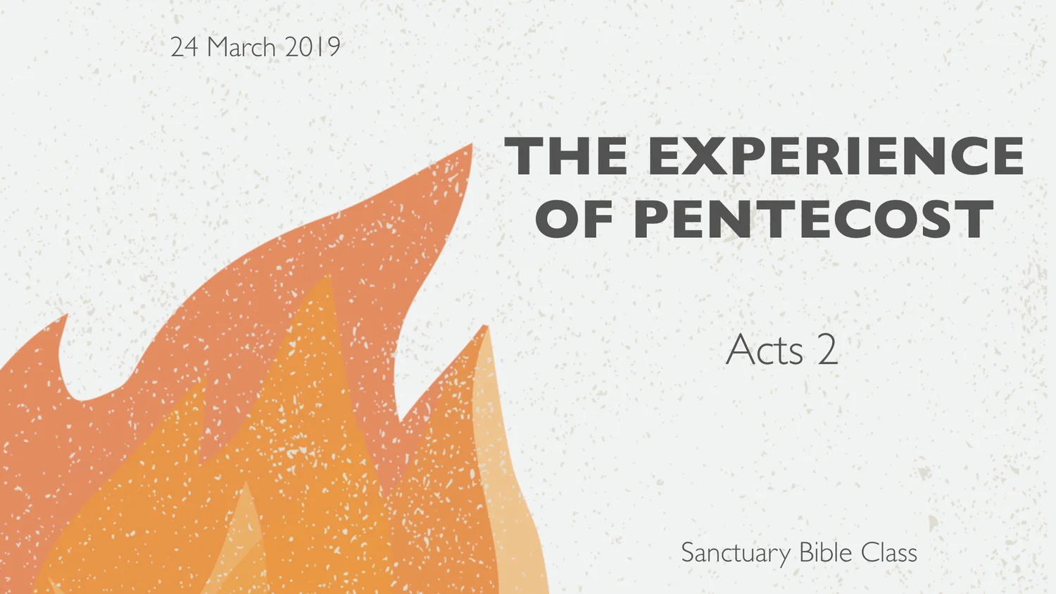 Lesson Outlines — Foundations of Pentecost