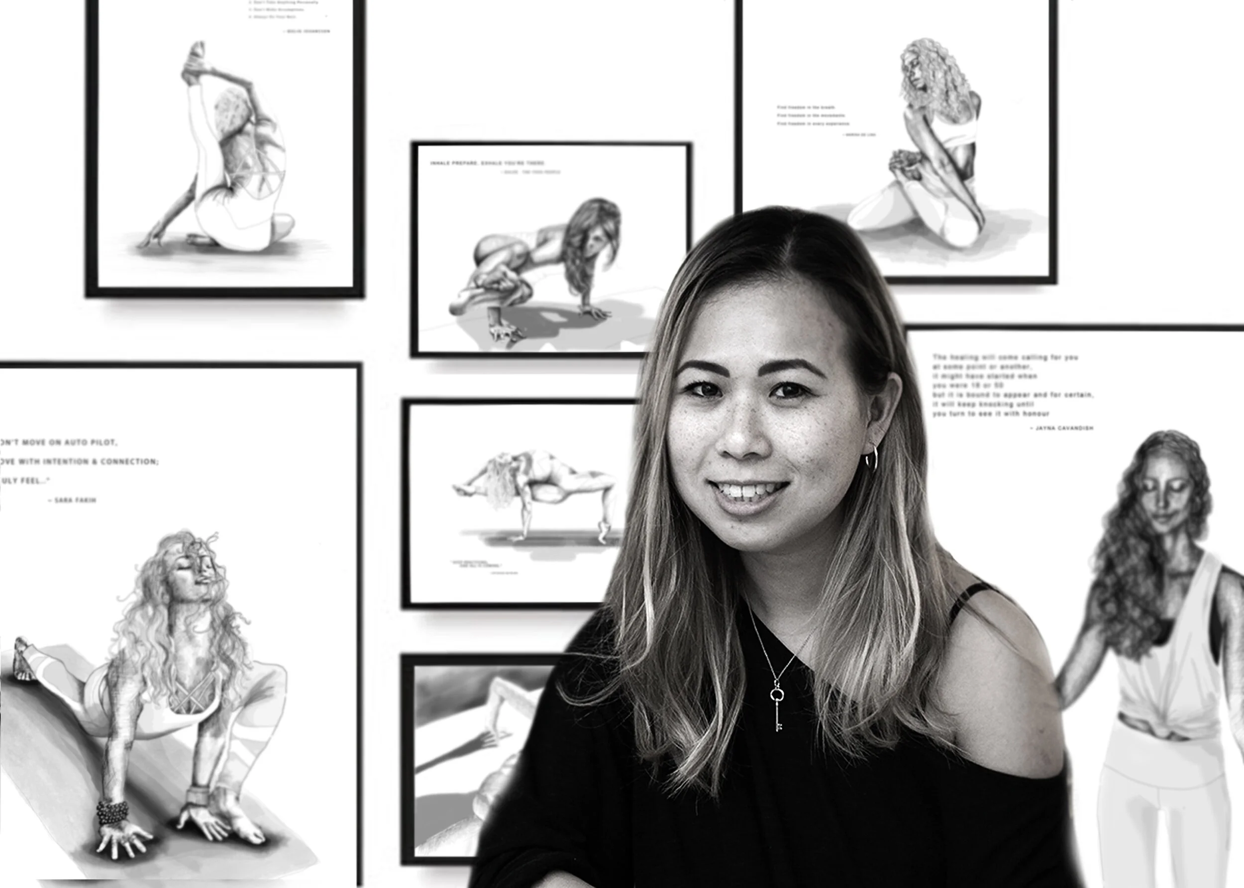 ZenseSpace- Eva Lai. London Yogi Artist. Creator of YOGA ART HEALING