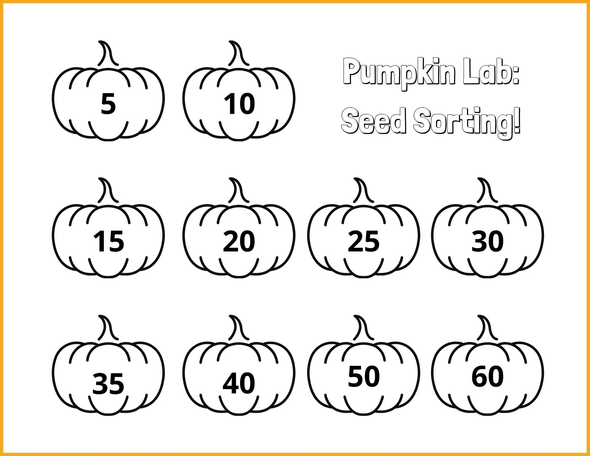Seed Sorting — STEMSpark LLC