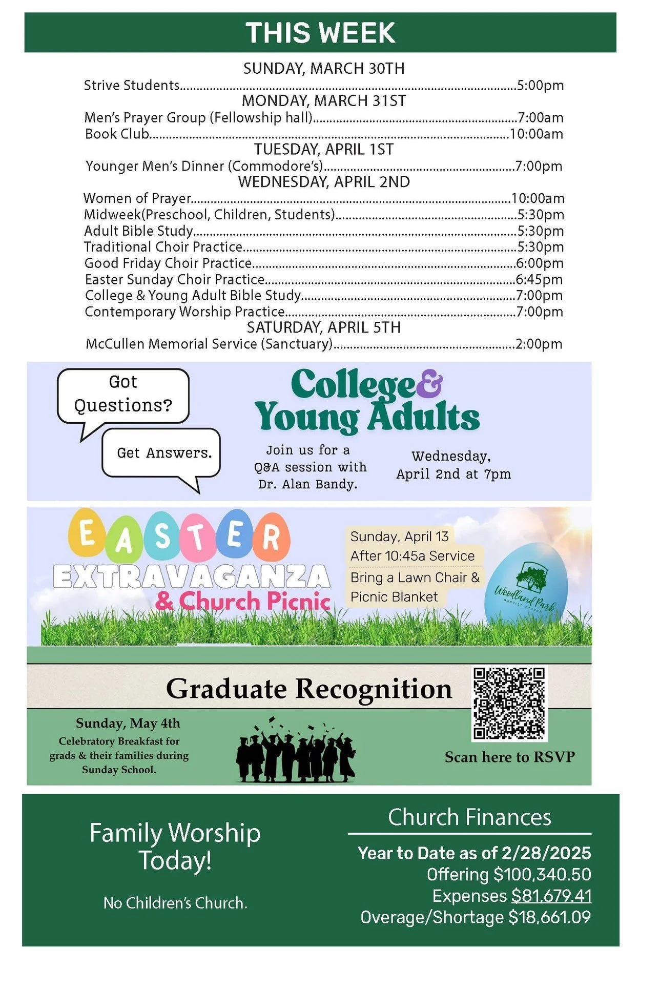 Digital Bulletin — Woodland Park Baptist Church