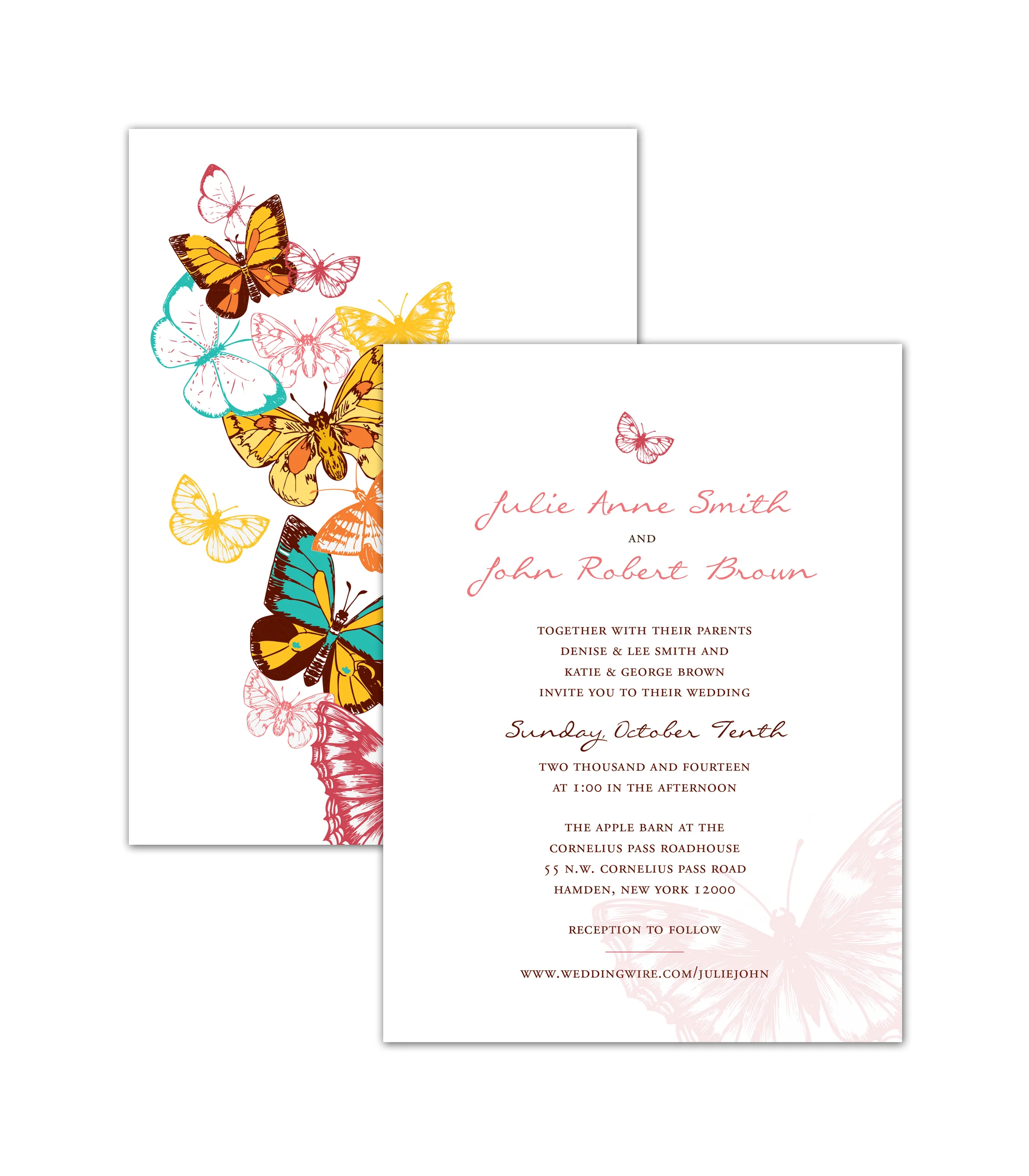 Butterfly Invitations Printable