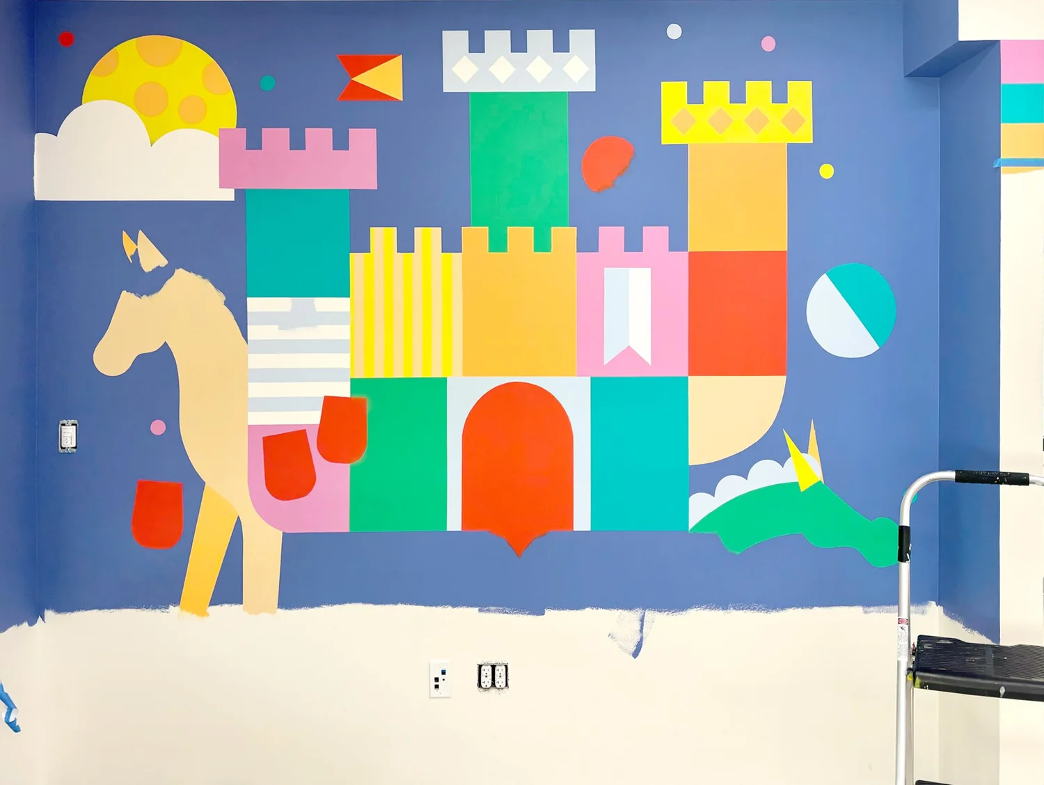 Storybook Walls: Pre-K Library's New Mural — Allison Black Illustration ...