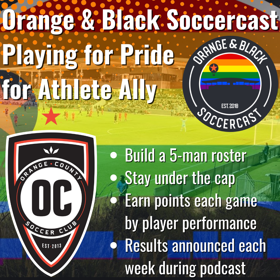 2024 Playing for Pride- OCSC Fantasy Team — Orange & Black SoccerCast