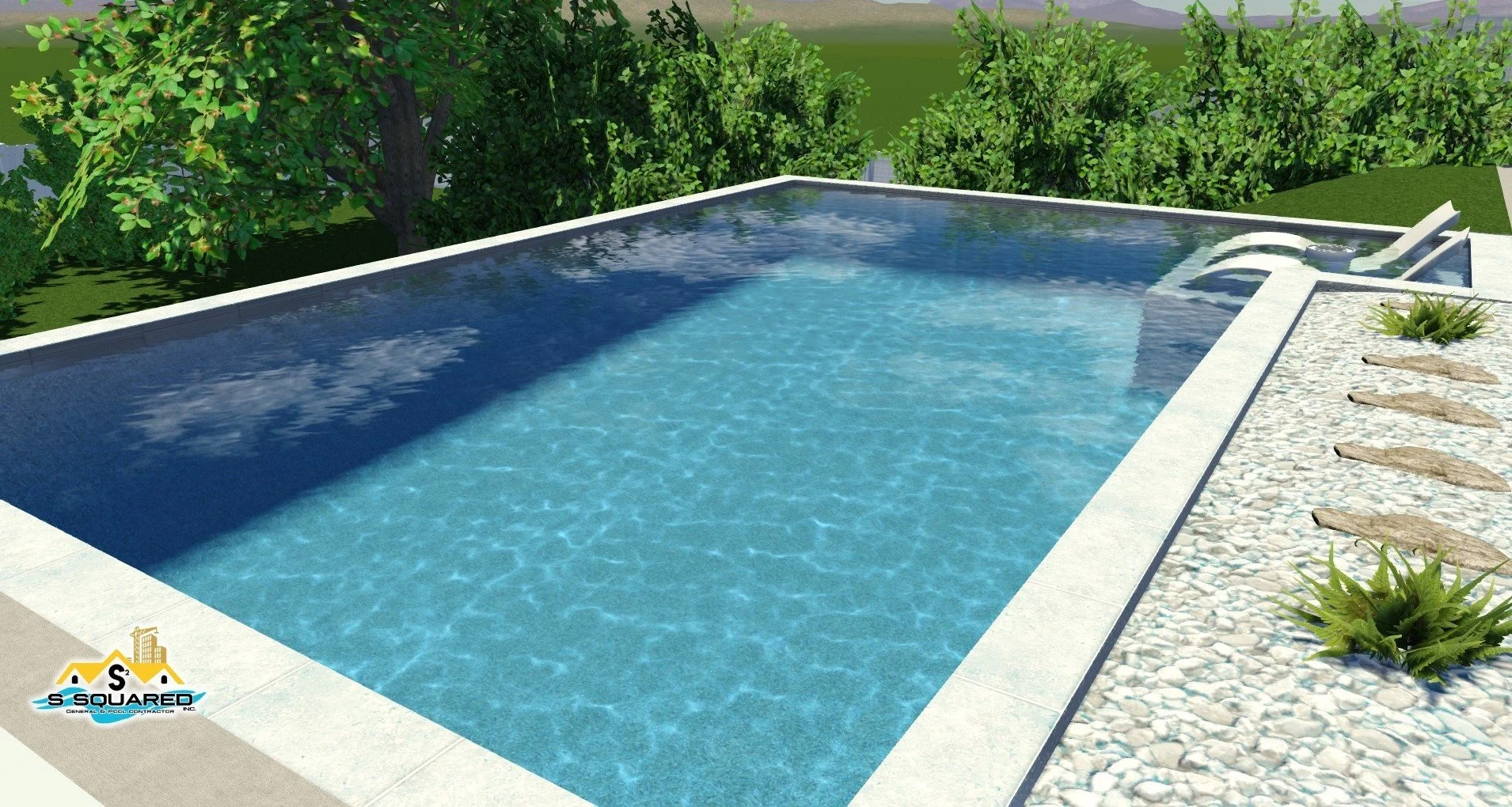 3D Pool Rendering — S Squared, Inc.