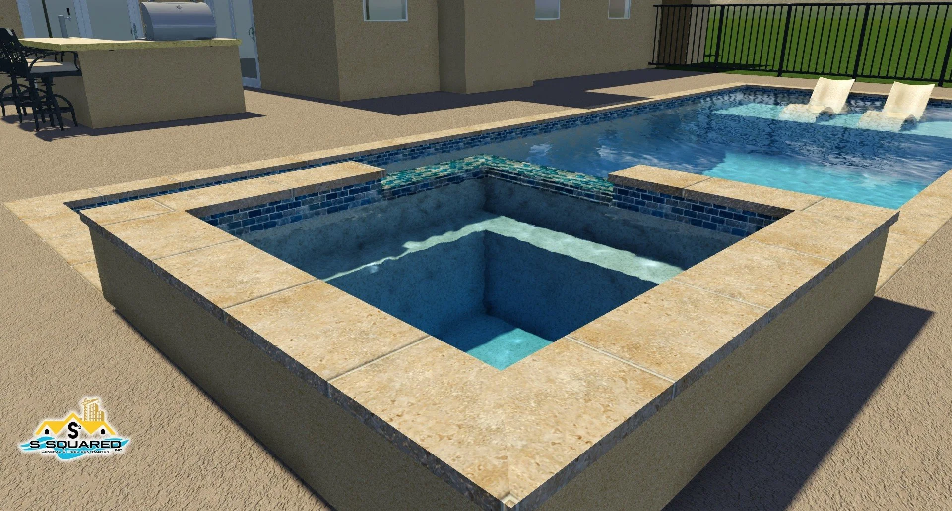 3D Pool Rendering — S Squared, Inc.