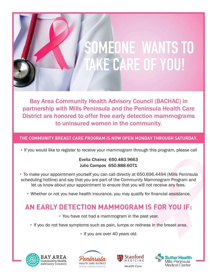 Community Mammogram Program — BACHAC