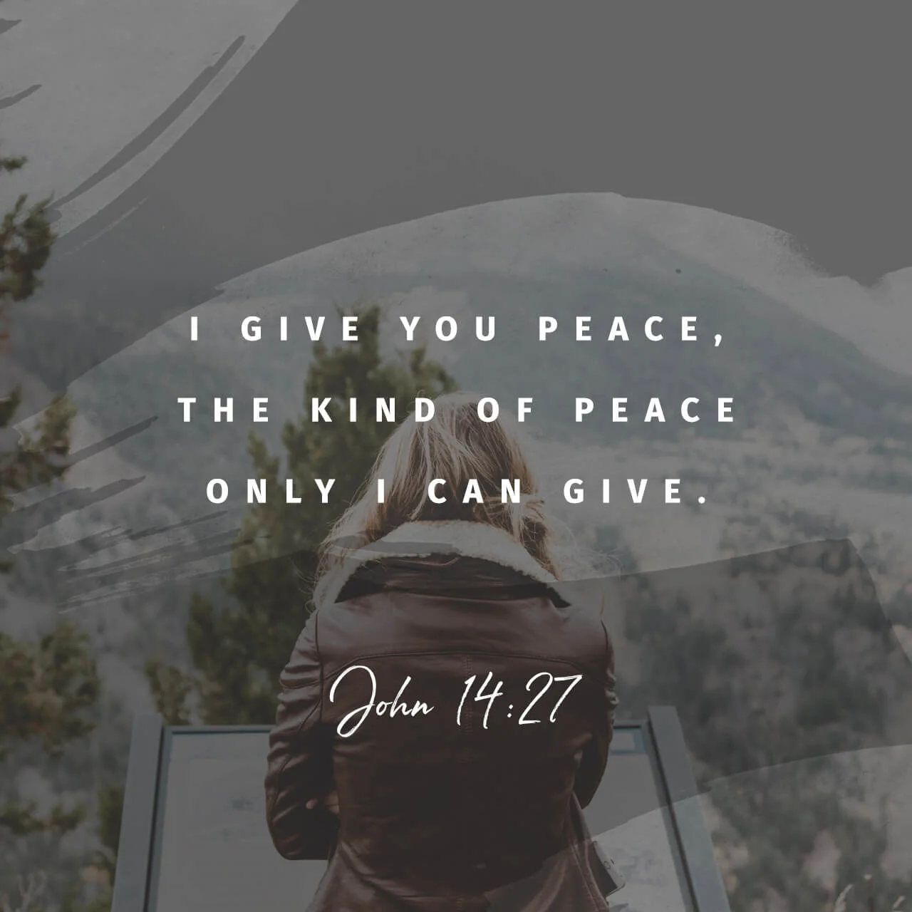 I give you peace only I can give - John 14:27 — Faith Chapel