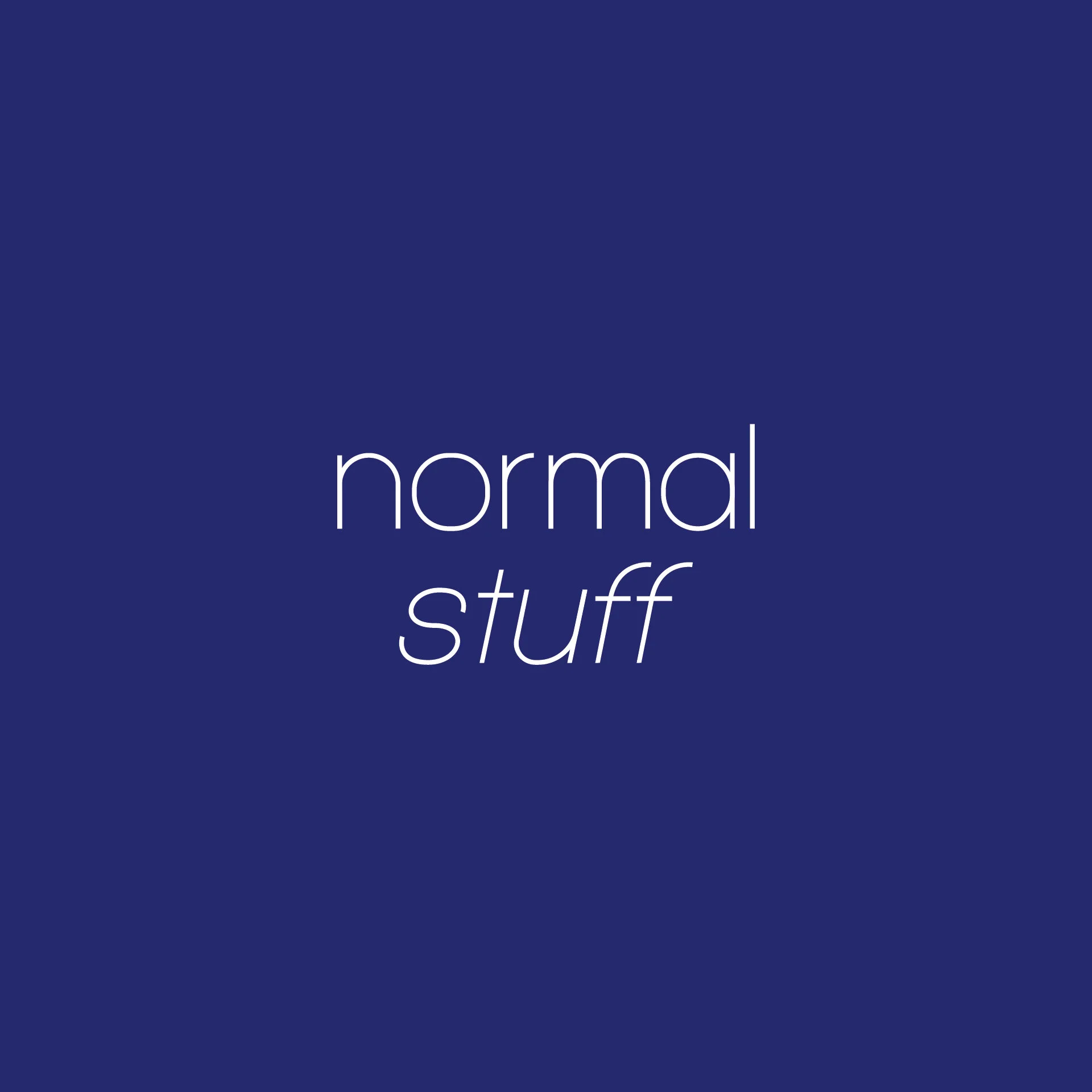 Normal stuff - Brand Identity — Yash Pradhan
