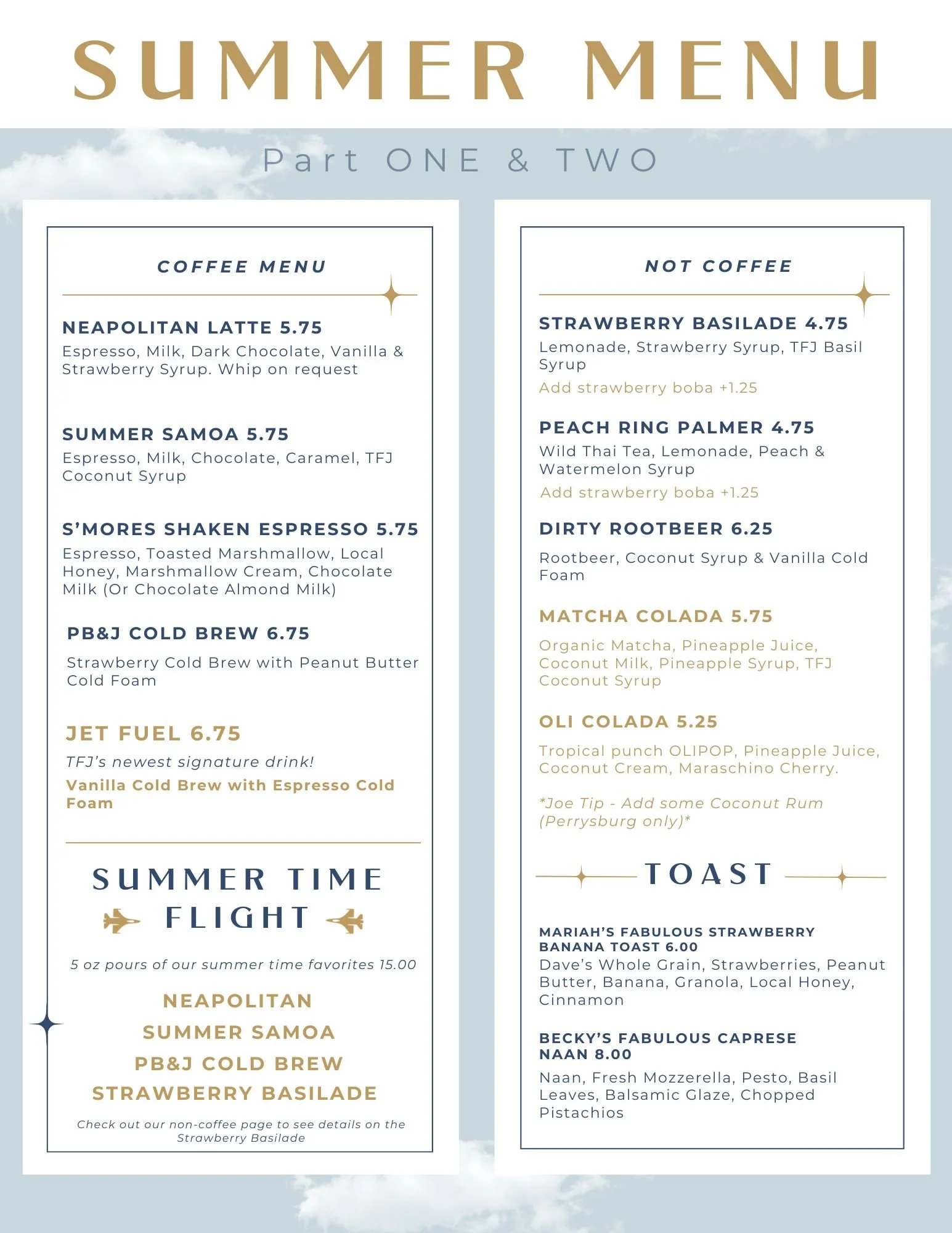 Seasonal — The Flying Joe