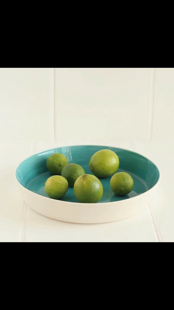 Handmade Porcelain Spotty Tea Plate in Mountain Colours — Penny Spooner ...