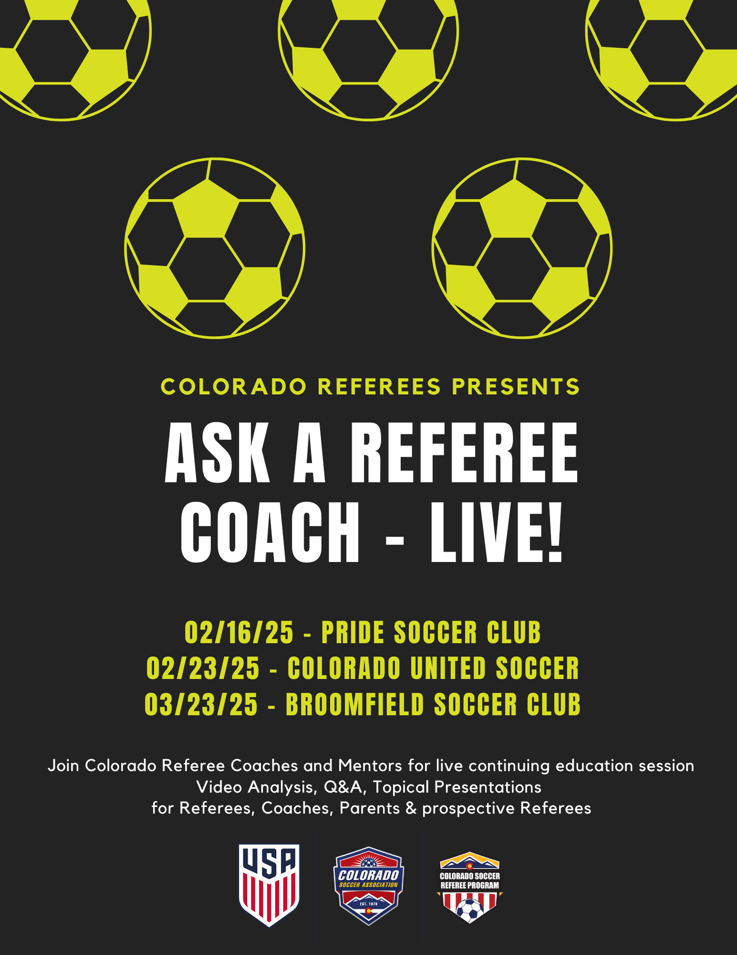 Ask A Referee Coach — CSA
