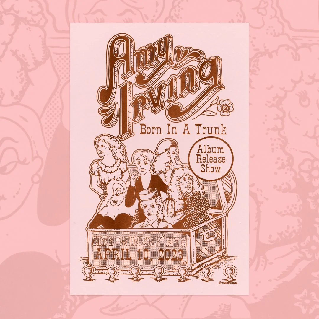 Amy Irving Riso Poster by Taylor Rushing — BearBear