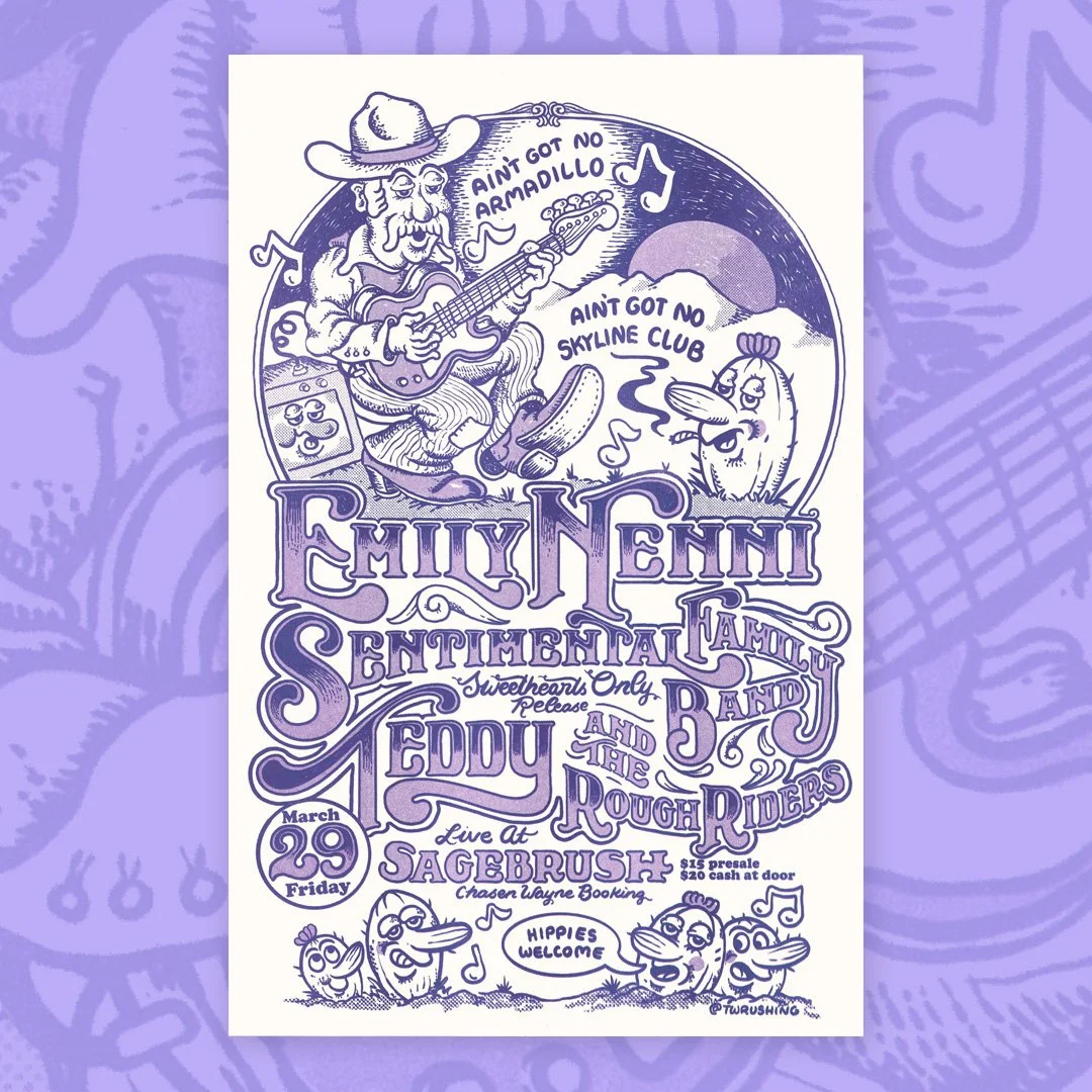 Emily Nenni Riso Poster by Taylor Rushing — BearBear