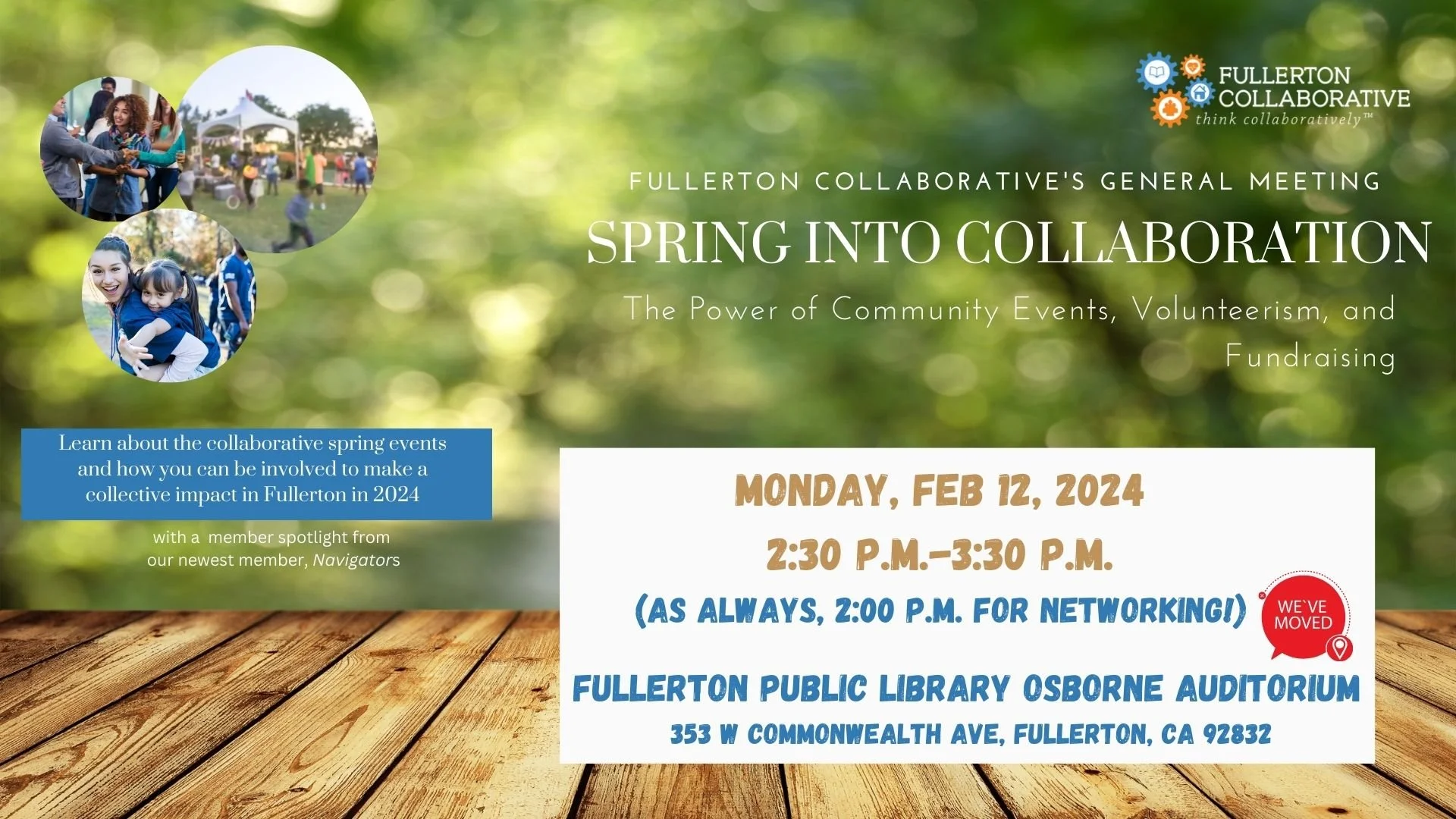 Fullerton Collaborative General Meeting - Spring Into Collaboration ...
